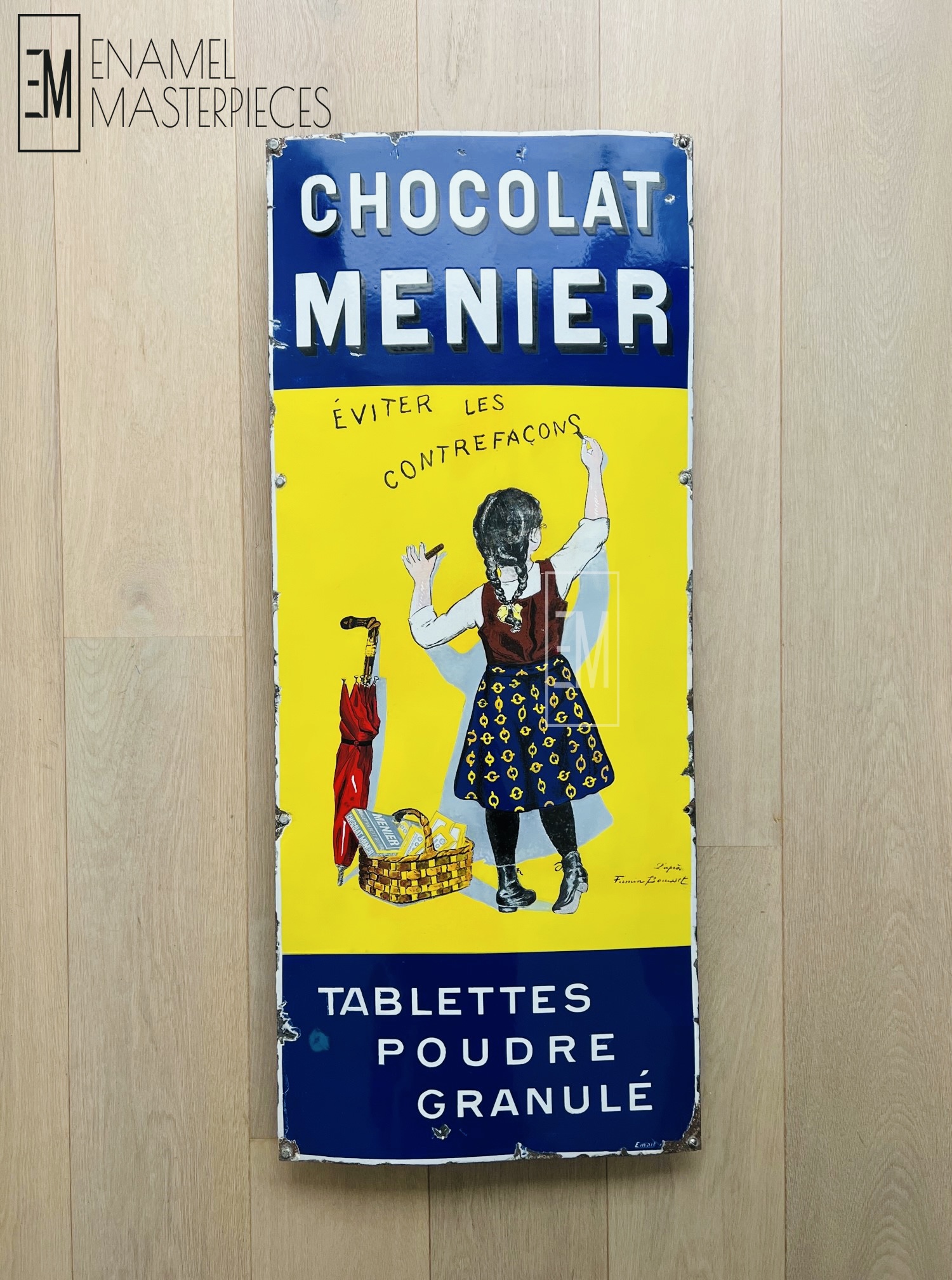 CHOCOLAT MENIER – Éviter les contrefaçons – Enamel Masterpieces